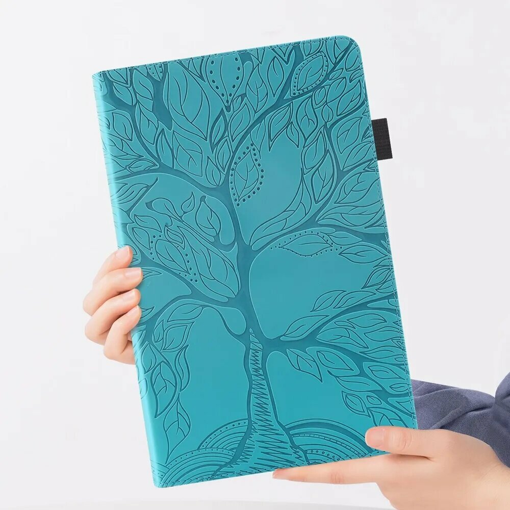 Чехол премиальный для планшета Honor Pad 10 12.1" / Хонор Пад 10 Защитная оболочка с рисунком Древа жизни