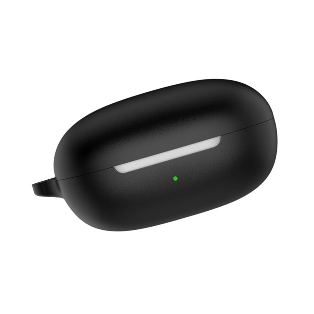 Совместим с чехлом для наушников QCY Buds QT43 — черный.