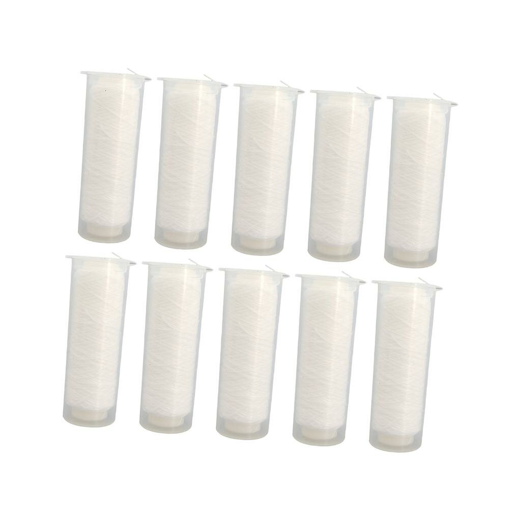 10 рулонов, эластичная леска из рыболовной резинки, леска для подсечки рыболовных дорожек-0,25 мм