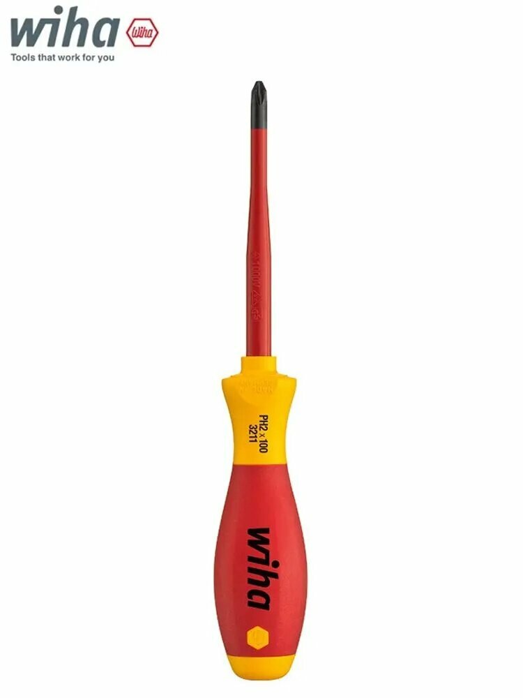 Wiha 35394 1000V VDE Отвертка Высокая эффективность Безопасность Высокий баланс Ручной инструмент