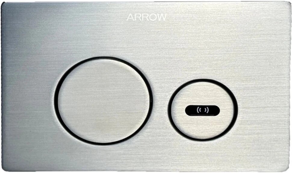 Кнопка смыва Arrow N1GYA605ABH для инсталляции, сенсорная, питание от сети, нержавеющая сталь