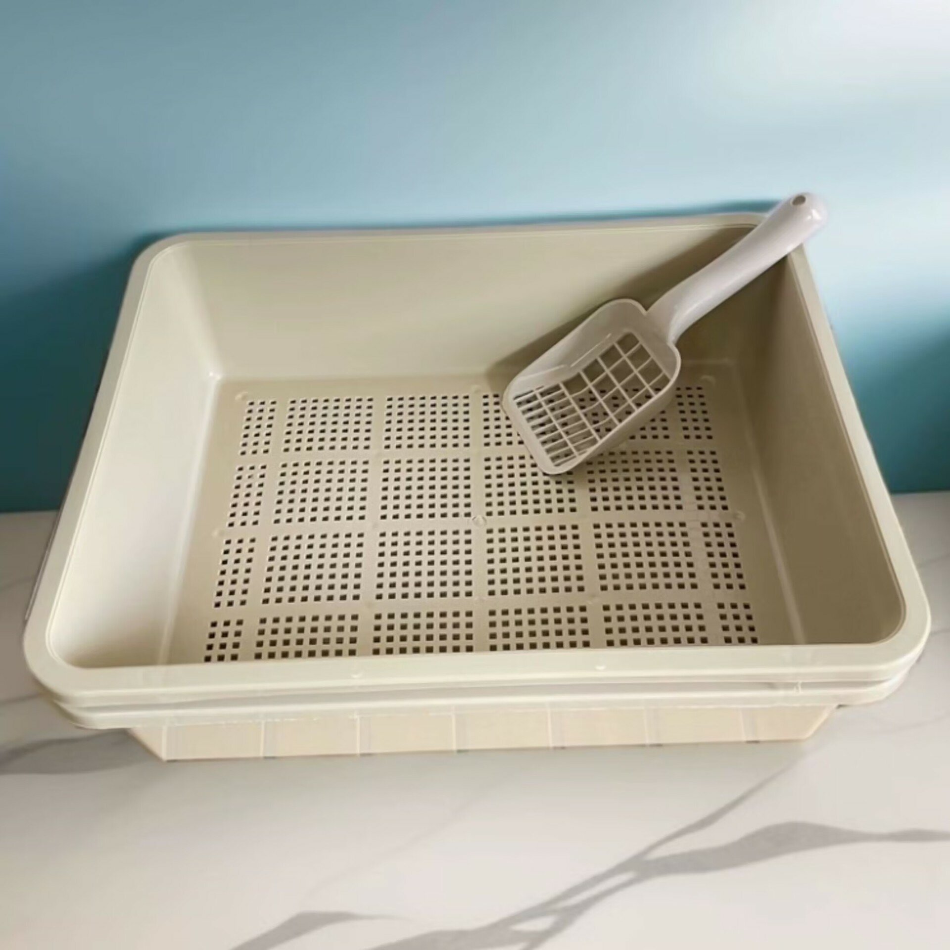 Оптовая Открытый Деревянный Песок специальный двухслойный кошачий Туалет сосновый Туалет кошачий горшок большая кошка