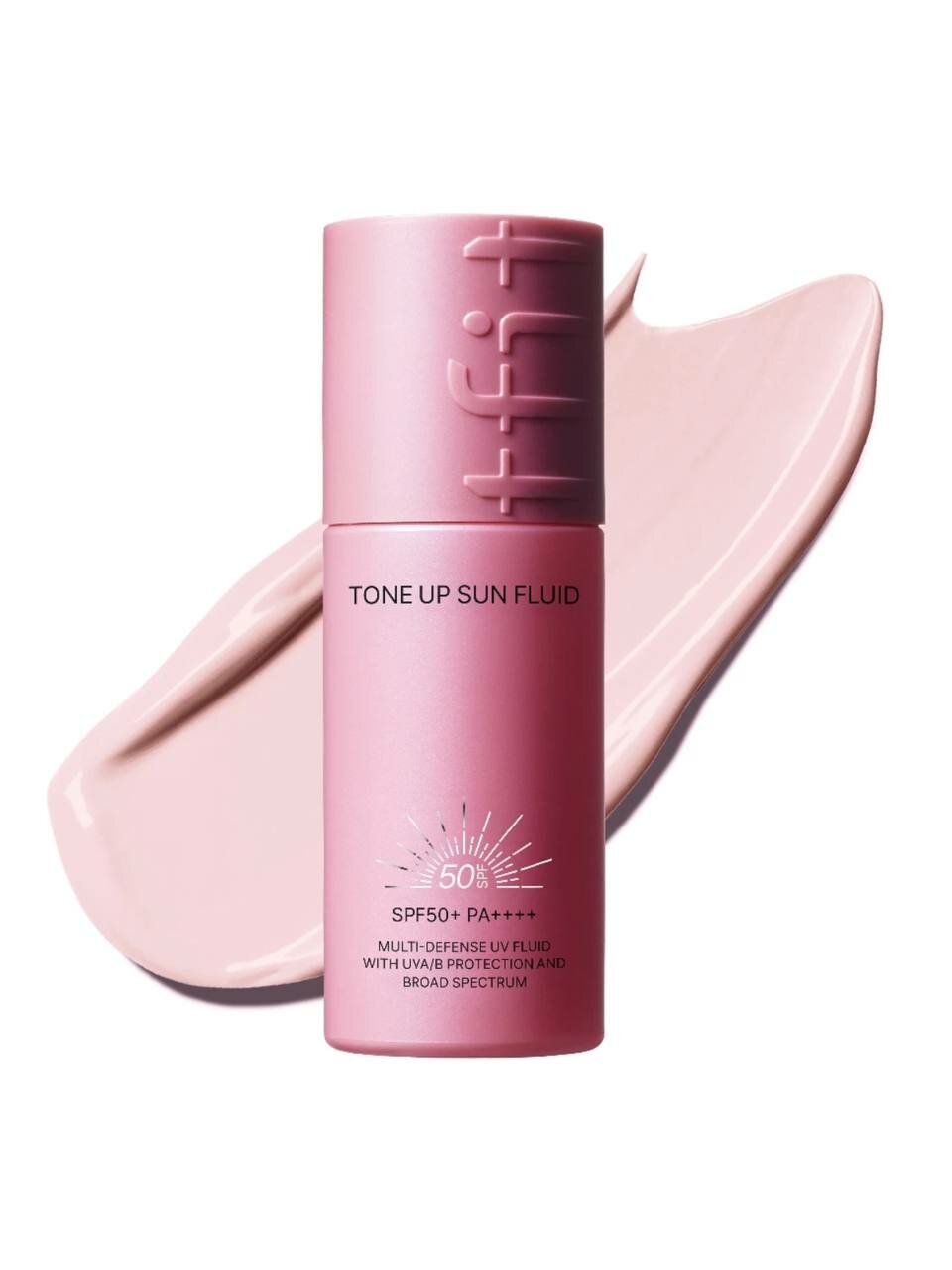 Tfit Солнцезащитный тонирующий крем-флюид TONE UP SUN FLUID SPF50+, 50 мл.