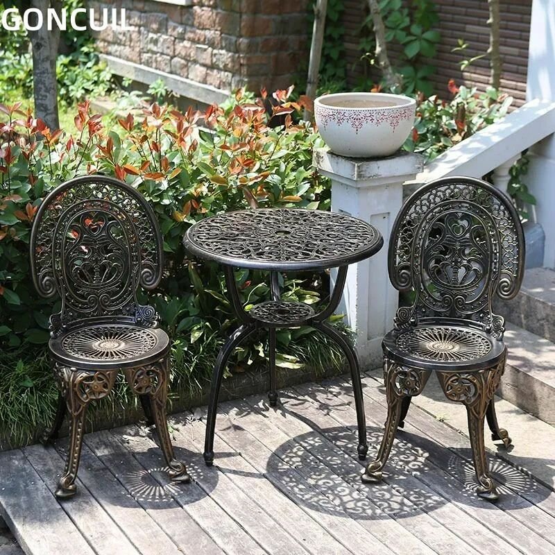 Комплект мебели, Набор садовой металлической мебели, для дачи, для сада