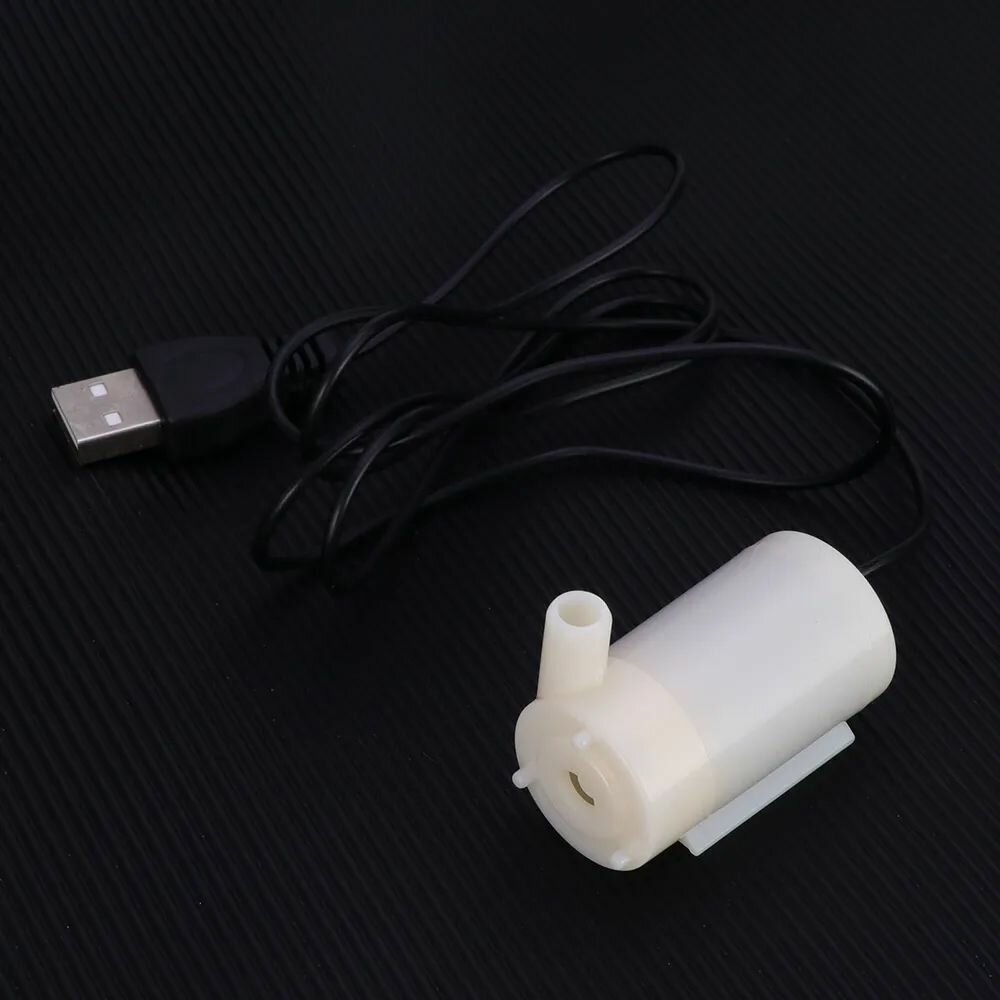 1 Штука Мини Насос, Горизонтальный, Для Фонтана И Гидропоники