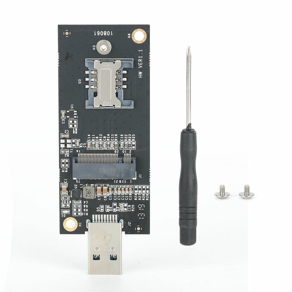 Адаптер M.2 Key B USB 3.0 (слот для SIM-карты)