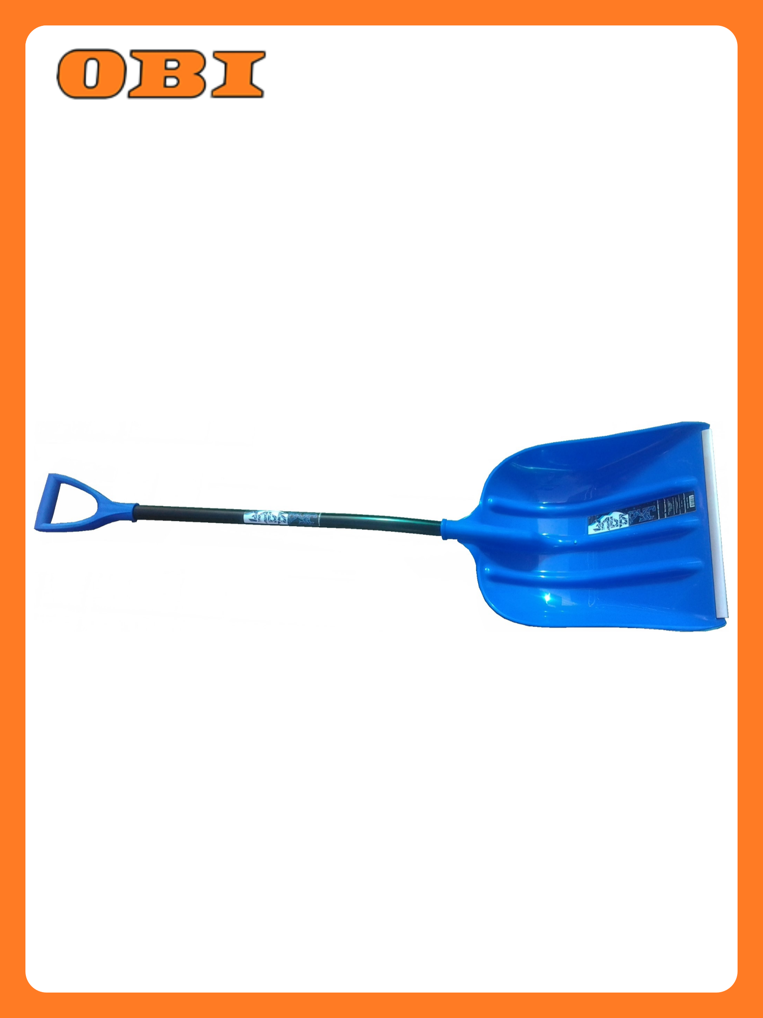 Лопата снеговая Инструм-Агро Эльбрус со съемным эргономичным черенком и V-ручкой 100176 40 см