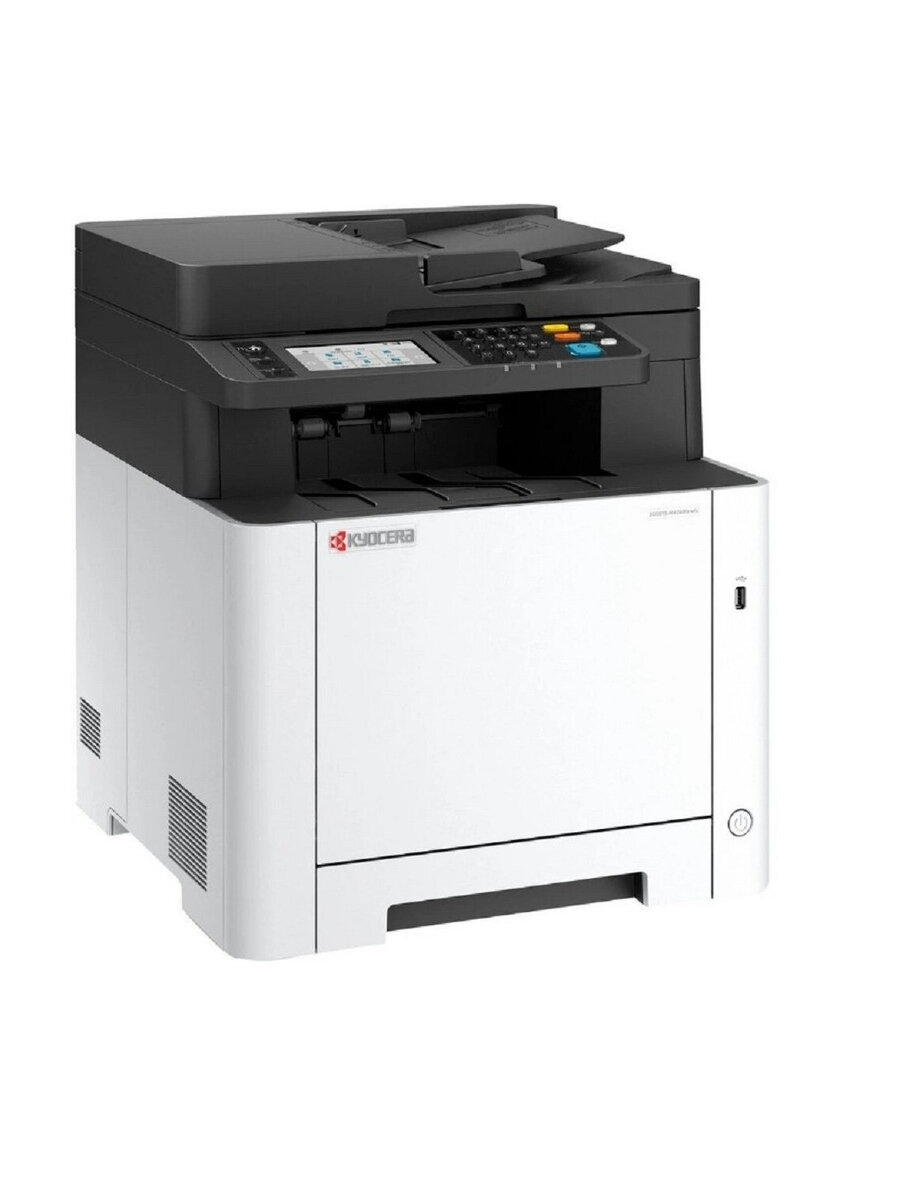МФУ лазерное Kyocera ECOSYS MA2600cfx (цветной, А4, принтер/сканер/копир/факс, 1200dpi, 26ppm, 1Gb, ADF50, Duplex, Lan, USB) (110C0F3NL0)