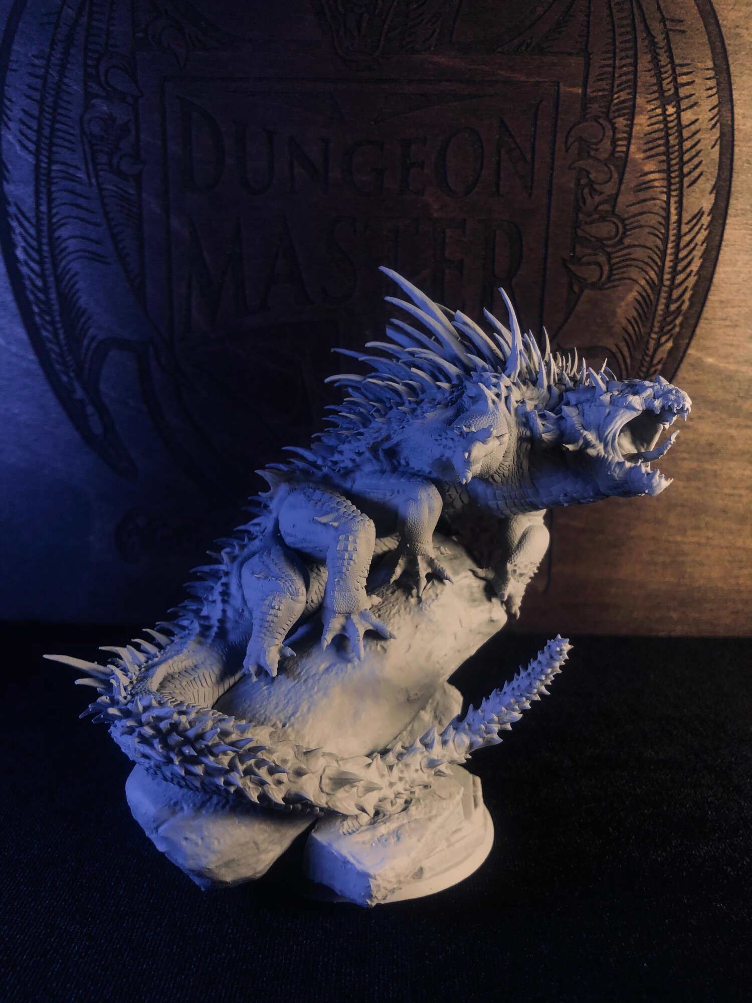 Огромный Василиск - Миниатюра для настольных игр DnD, ДнД, Dungeons & Dragons, Pathfinder.