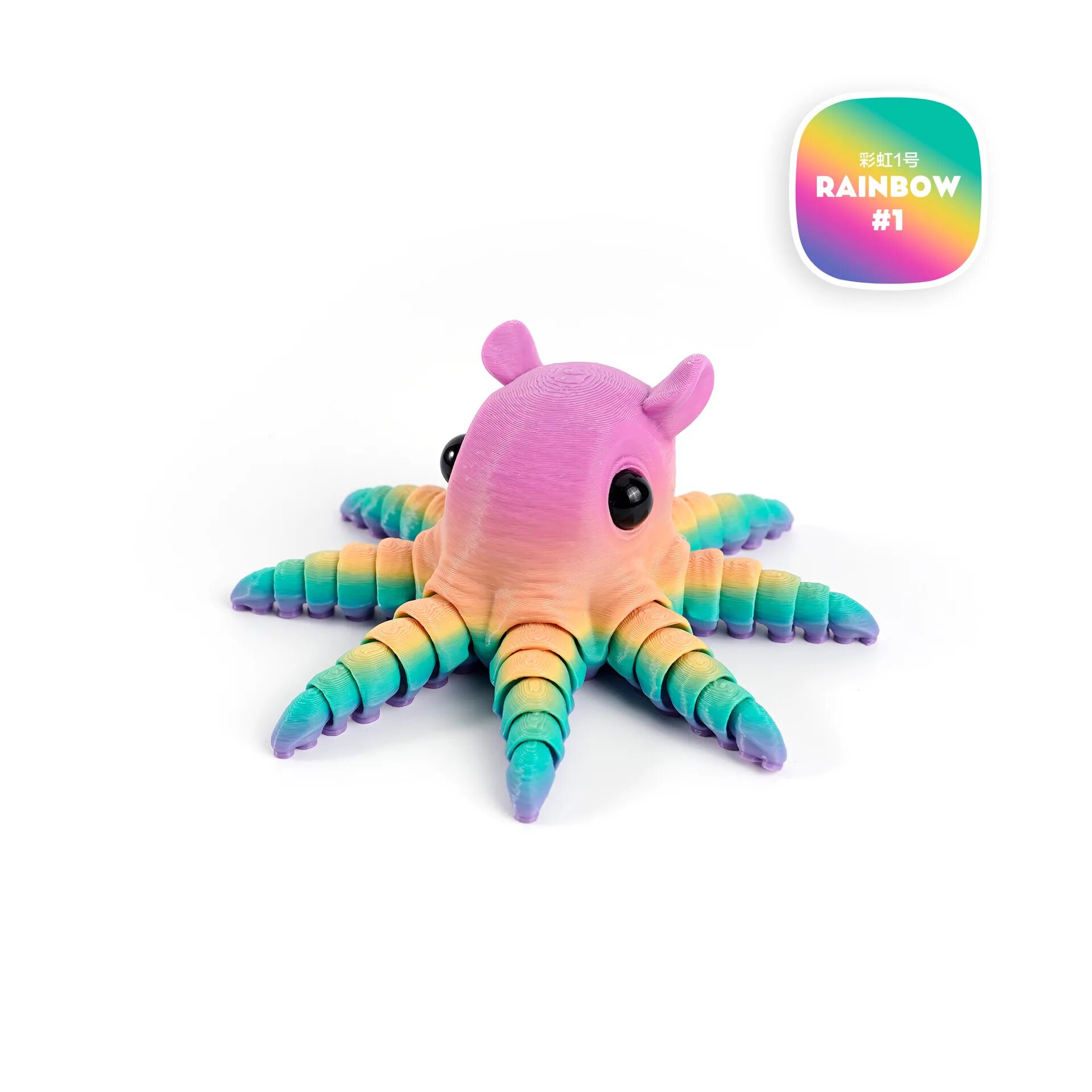 MOONBIFFY 3D-фигурка осьминога Random Color 6