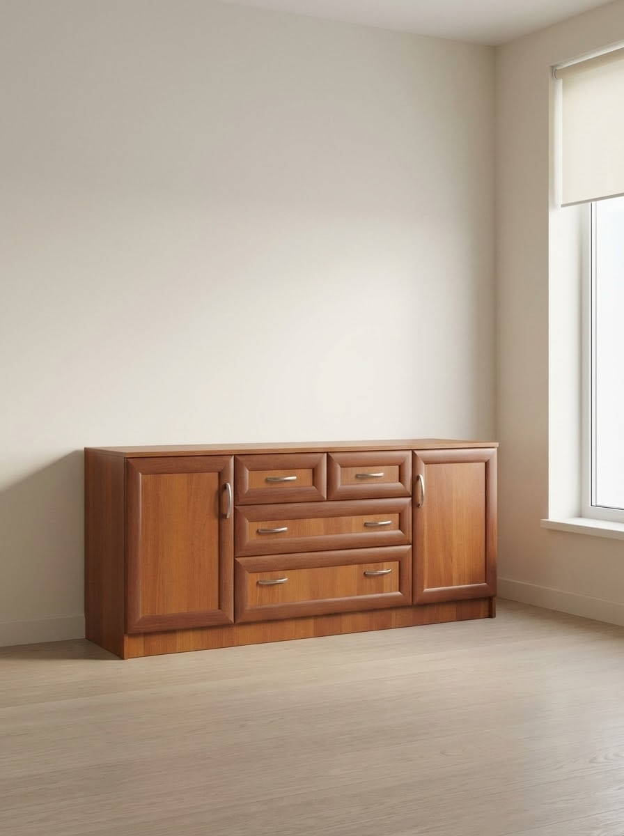 Комод с 4 ящиками и 2 дверцами Рио-2,3+2, ШхГхВ: 156х50х64 см