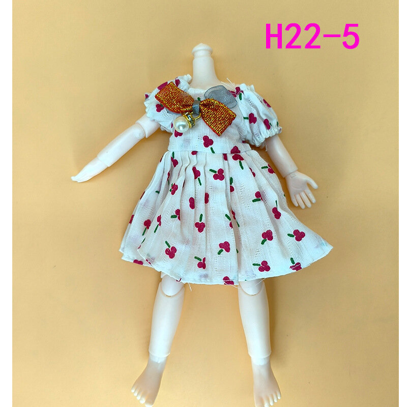 Набор одежды для куклы BJD 22 см с рандомной куклой и обувью, подходит для фигур с 13 суставами, совместим с 18 см