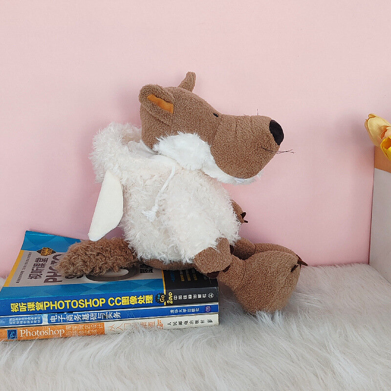 Шапка для сна, плюшевая игрушка овцы, маскированная плюшевая игрушка волка, детская кукла овцы в волчьей шкуре, оптовая продажа мини