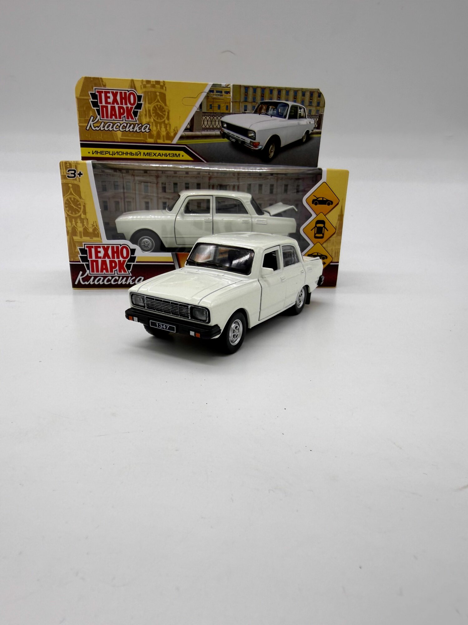 Машинка детская металлическая Москвич 2140 инерционная ТехноПарк