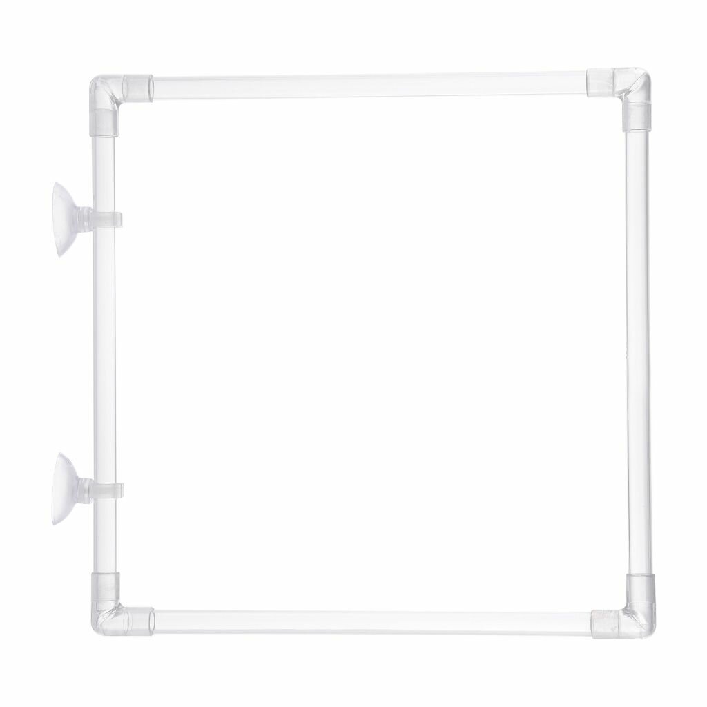 Прозрачные акриловые кольца для кормления рыб 23x23 см