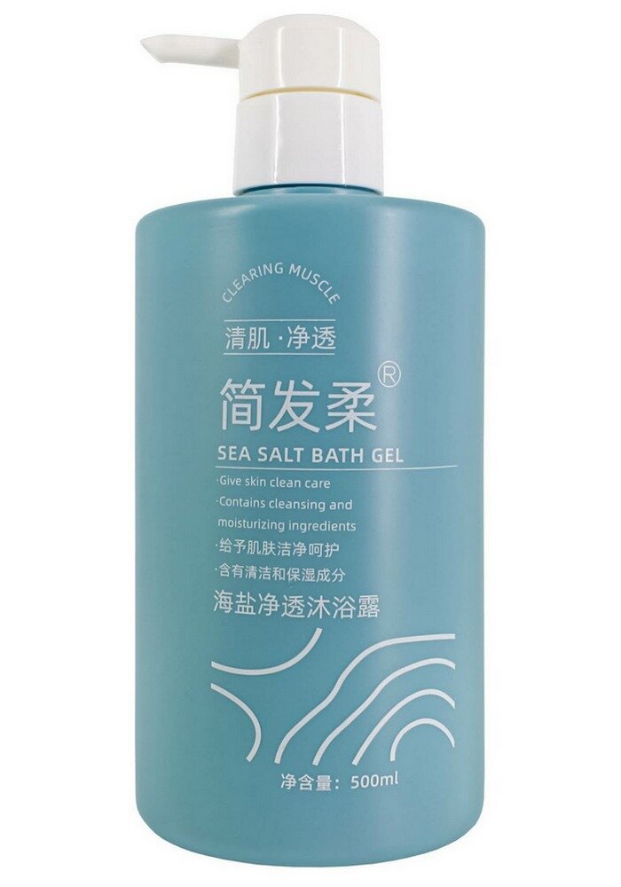 Mengfeiya Sea Salt Bath Gel Гель для душа "с морской солью" 500 мл.