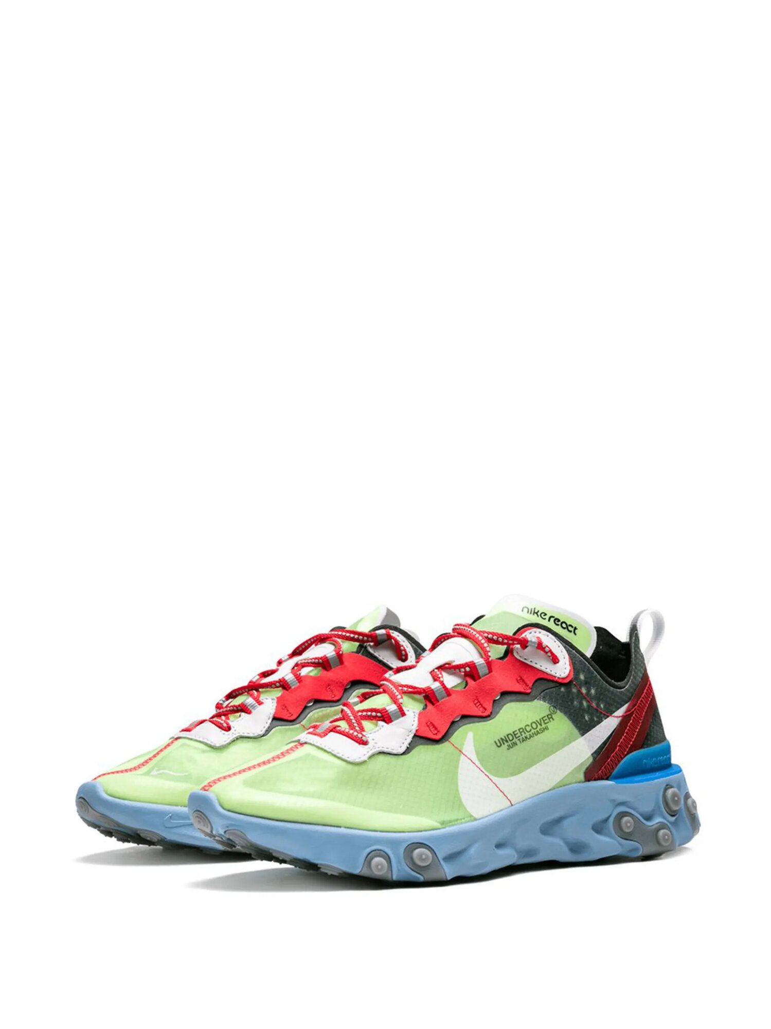 Кроссовки NIKE x UNDERCOVER React Element 87, размер 4 US, Желтый — фото 1
