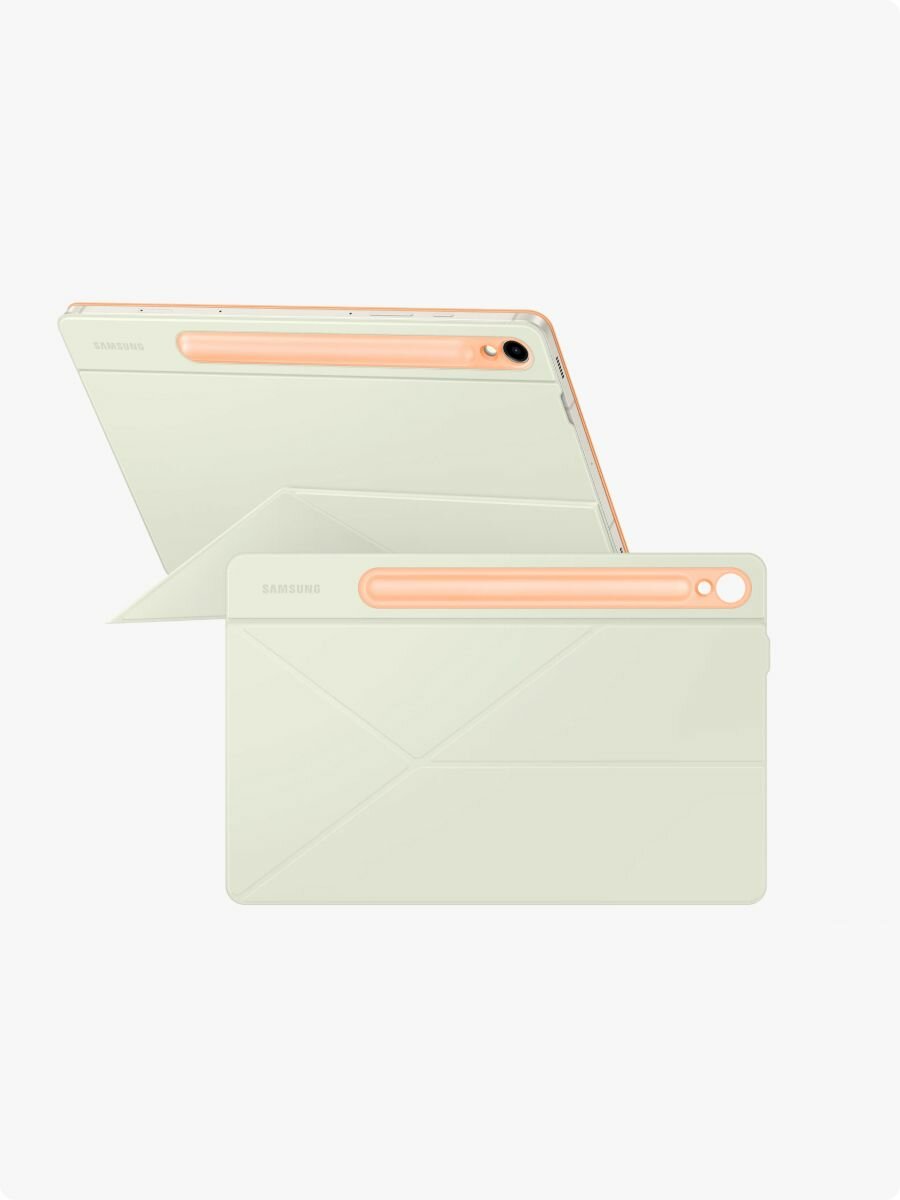 Чехол Book Cover для Samsung Galaxy Tab S10 FE, оранжевый чехол-обложка с подставкой