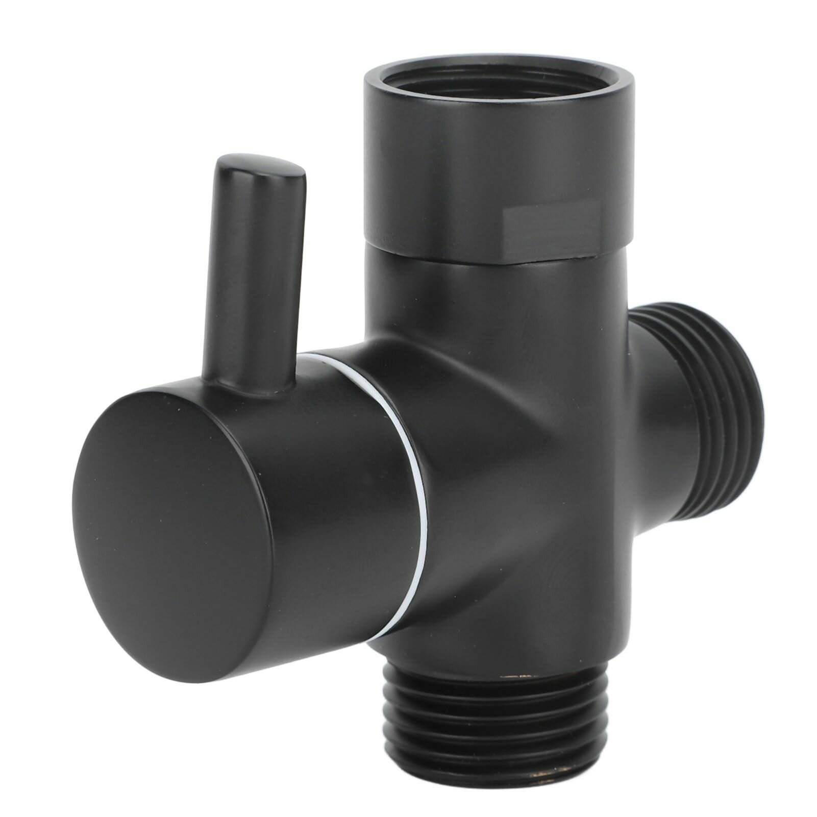 Распределительный клапан для душевой лейки G 1/2, черный, для ванной комнаты, для управления горячей и холодной водой, запасная часть