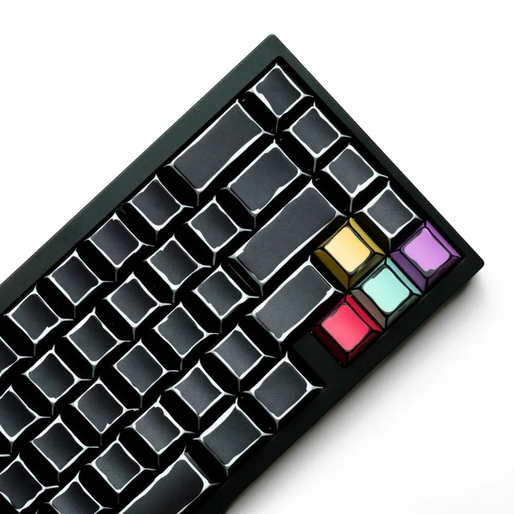 Кейкапы для механической клавиатуры стиле аниме, 130 клавиша, черный, Cherry