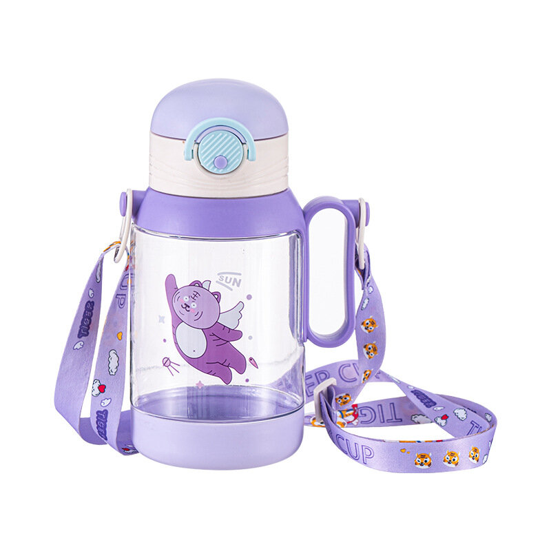 Стакан для воды большой емкости Пищевая пластиковая присоска Подарок для мальчиков и девочек Милый детский устойчивый к