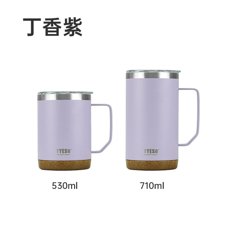 TYESO Taishuo Дубовая чашка для кофе с пробковым дном Автомобильная чашка Прямая чашка Изолированная чашка из