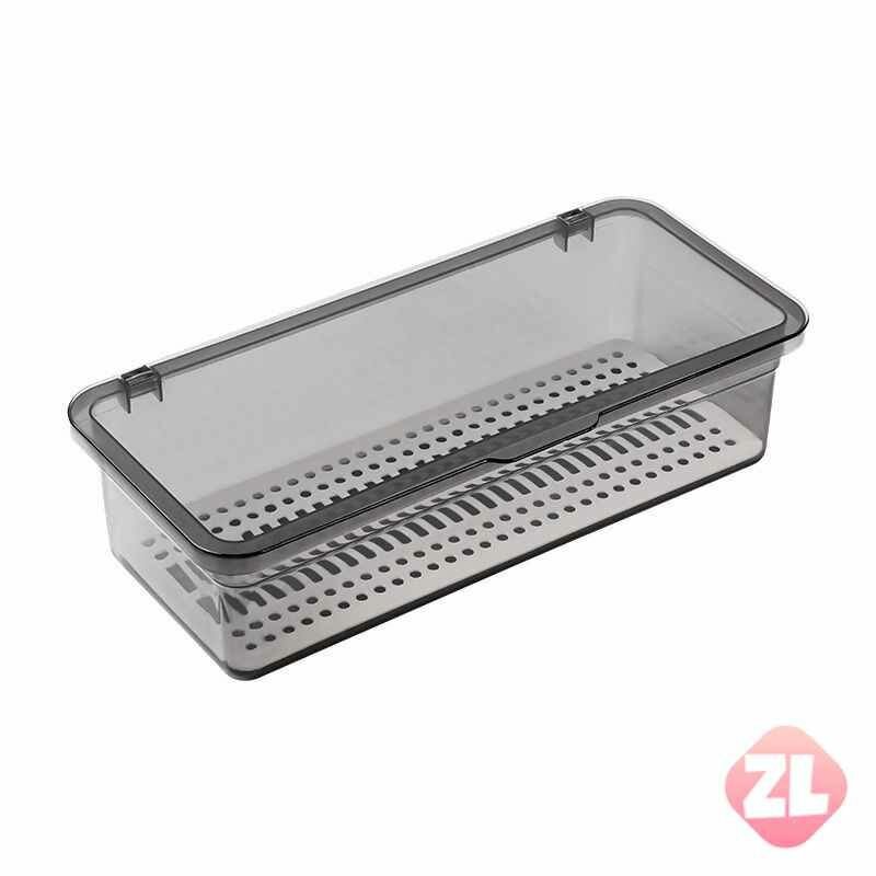 OBVS Органайзер для косметики, кистей, для канцелярии и хранения мелочей, парфюмерии макияжа и для ванной, переносной с крышкой / настольный / Контейнер