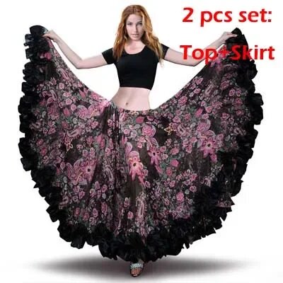 MIA GENOVIA Шифоновая юбка для танца живота B