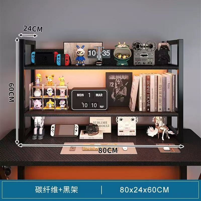 Надстройка на стол "Настольная Прямая", каркас из металла, 80x24x60 см