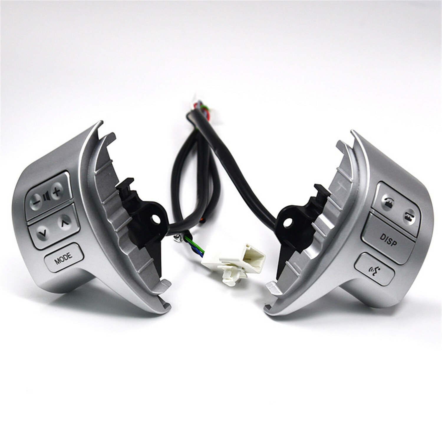 2 кнопки многофункционального управления рулем, переключатель аудиоуправления по Bluetooth на руль Toyota Corolla ZRE15 2007 2008 2009 2010, OE номер 84250-02200, 8425002200, 84250 02200, комплект из 1 пары, новое состояние, прямое заменение