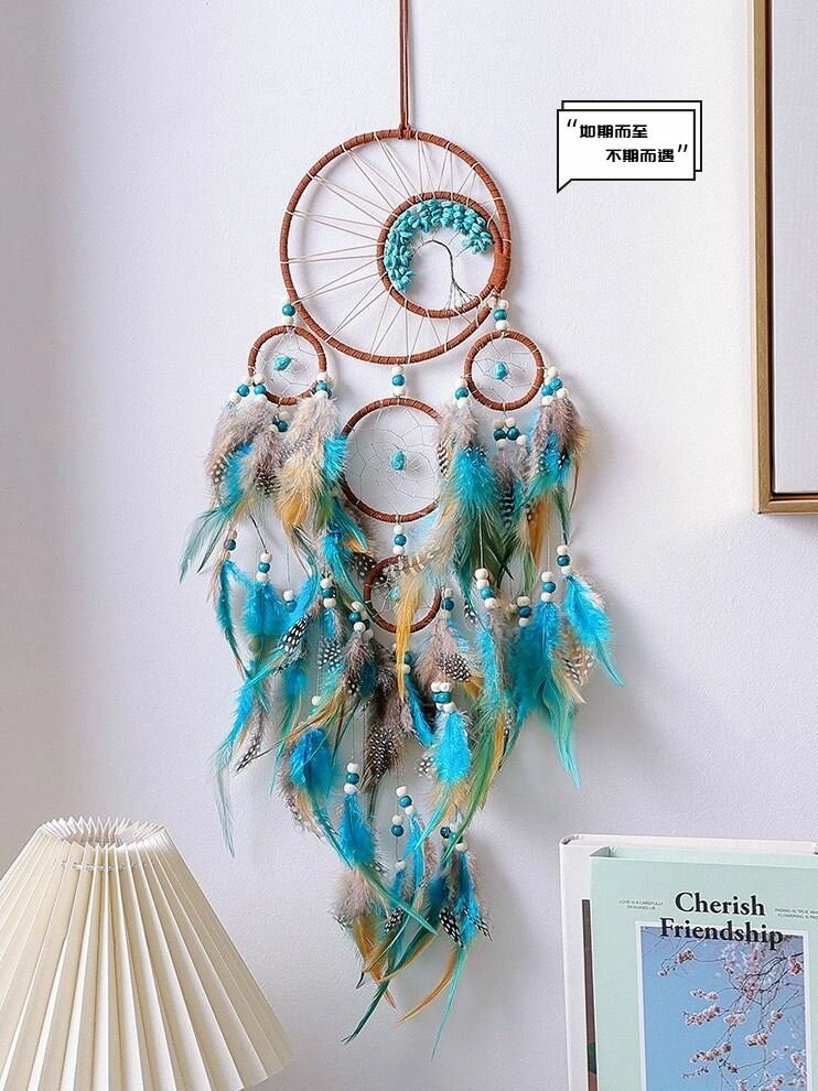 Ловец снов большой с подсветкой Ловец снов, украшения для дома