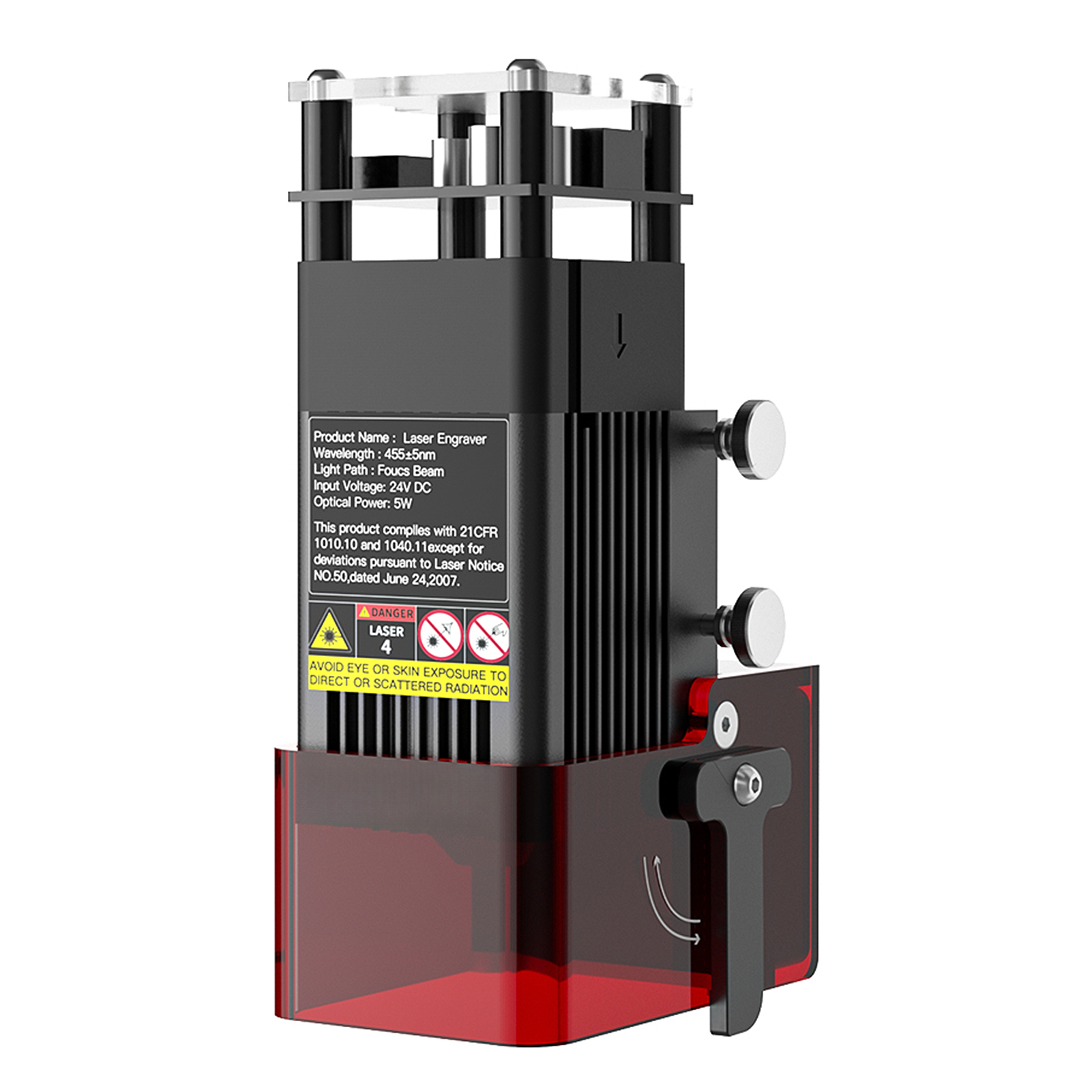 Модуль Лазерный Creality: 5Вт Прецизионная Резка И Гравюра - Совместимый С Ender-3 Neo И CR-10 Mini Для Дерева И Кожи