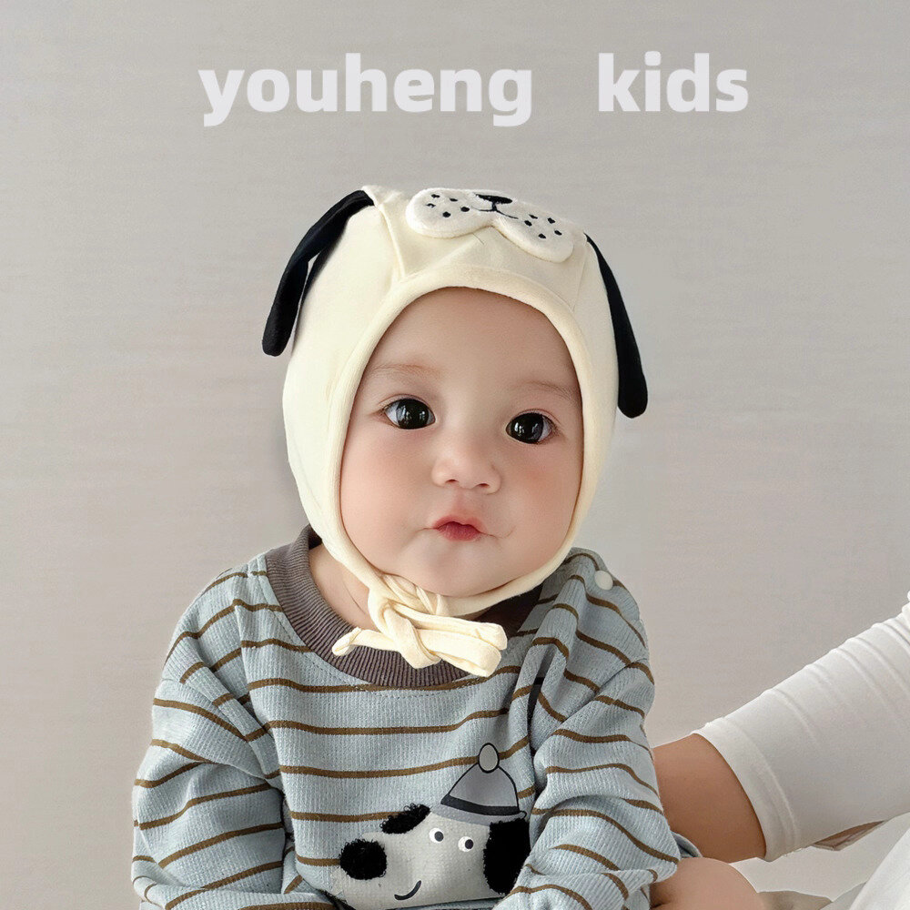 Детская мультяшная шапка с ушками кролика для весны и осени, супер милая шапка для мальчиков и девочек 3-6 месяцев, осенняя и зимняя шапка Баотоу