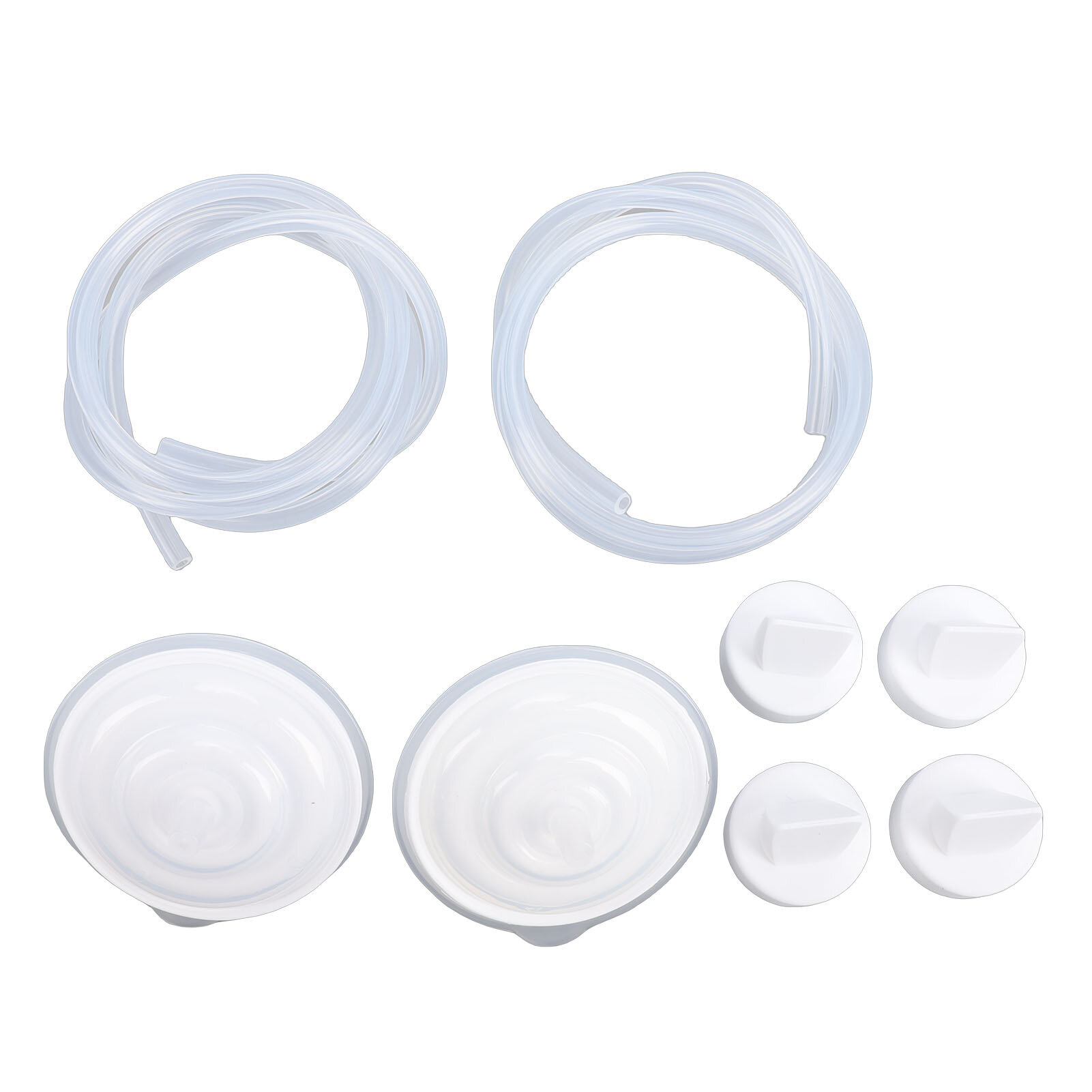 Трубки с обратным клапаном типа «утиный клюв», подходящие для силиконовых молокоотсосов Spectra.