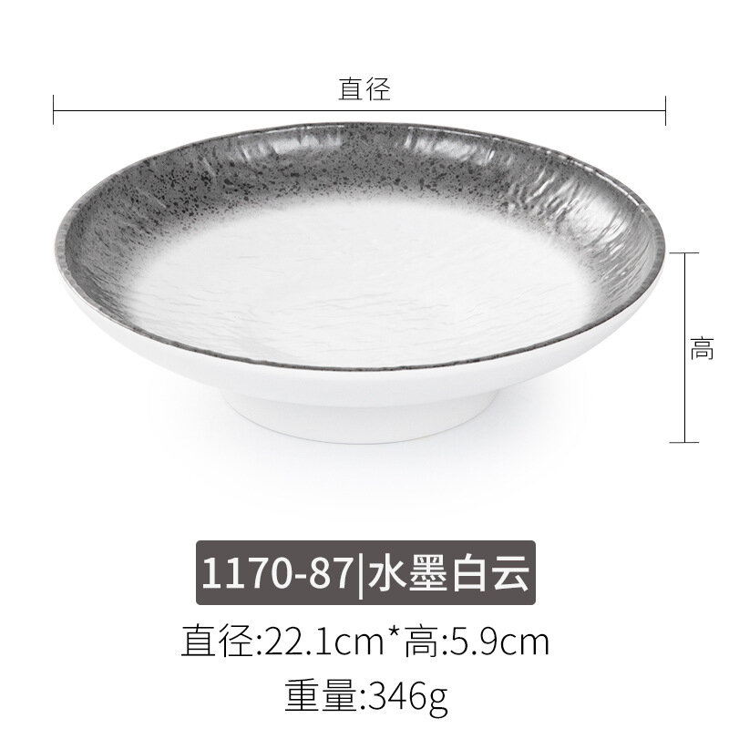 Меламин Кубок творческий имитация фарфора ресторан отель посуда специальной формы блюдо холодное блюдо закуска пластина