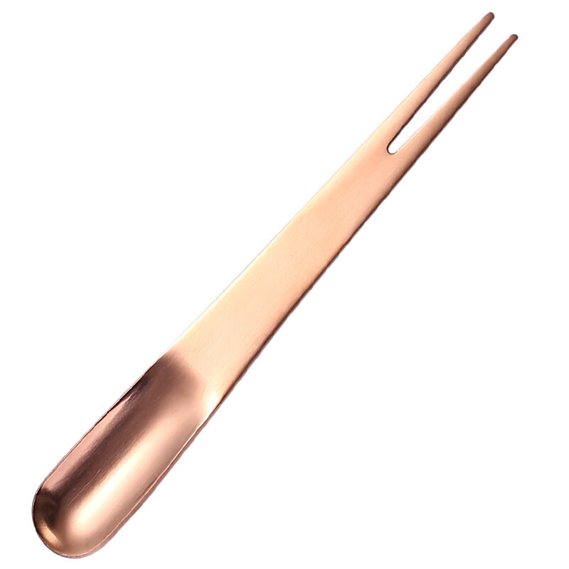 Креативная маленькая вилка из нержавеющей стали, вилка для фруктов, вилка для салата, позолоченная вилка для торта,