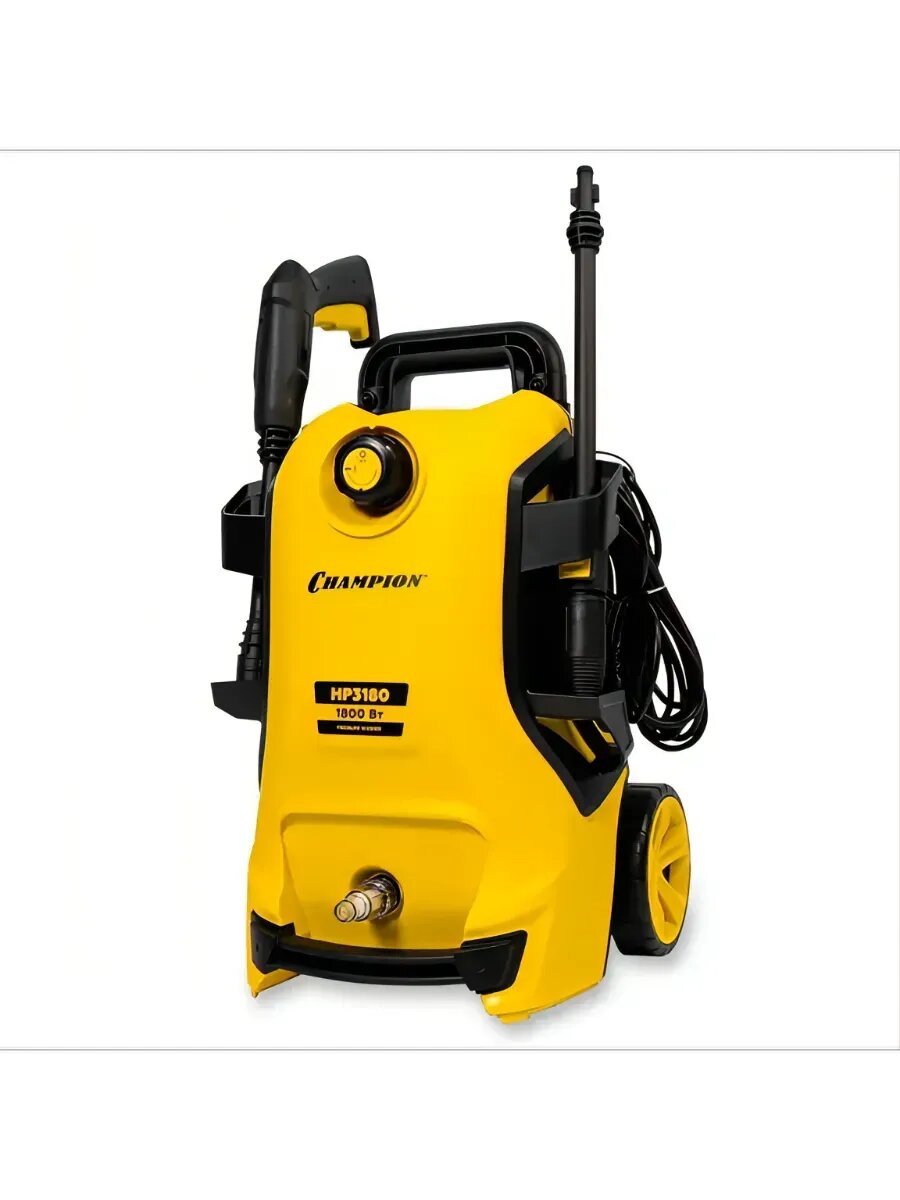 Мойка высокого давления Champion HP3180,1.8кВт, 100 бар, t 40С, 5.0л/мин, 7.7кг, синхронный