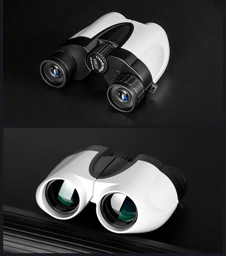 Бинокль театральный, 10X, бинокль мощный для охоты, рыбалки, туризма с сумкой.