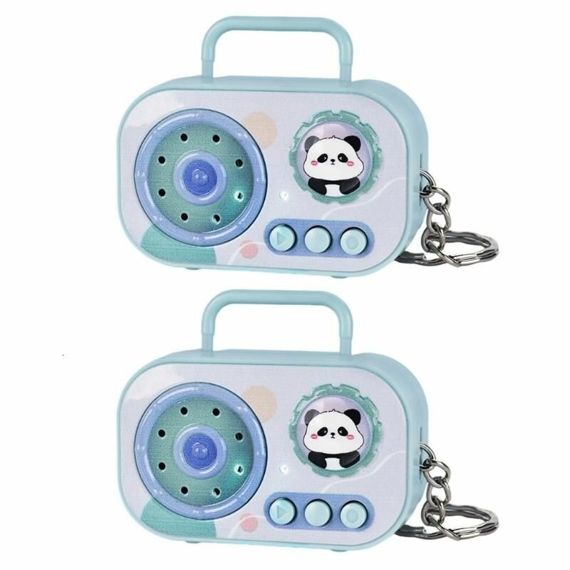 Портативный миниатюрный диктофон в ретро-стиле для детей и взрослых, Синий