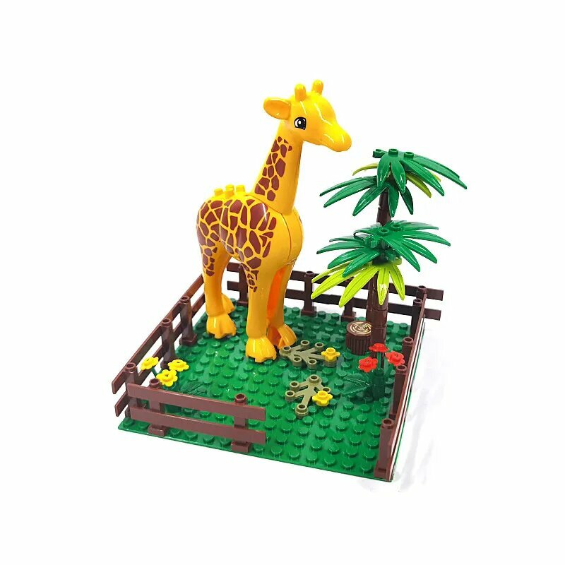 Фермерский зоопарк строительные блоки Giraffe Park