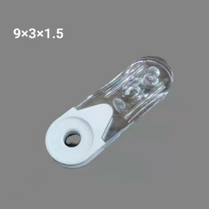 Фиксированные крюки для рулонных штор штор штор штор штор стяжные аксессуары пластиковые крючки прозрачные рулонные