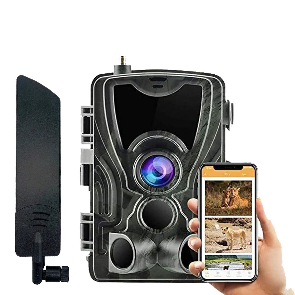 Zldrill Фотоловушка, 1080p, IP66, Wi-Fi, ИК-подсветка, разъем для антенны, для охоты и наблюдения за дикой природой