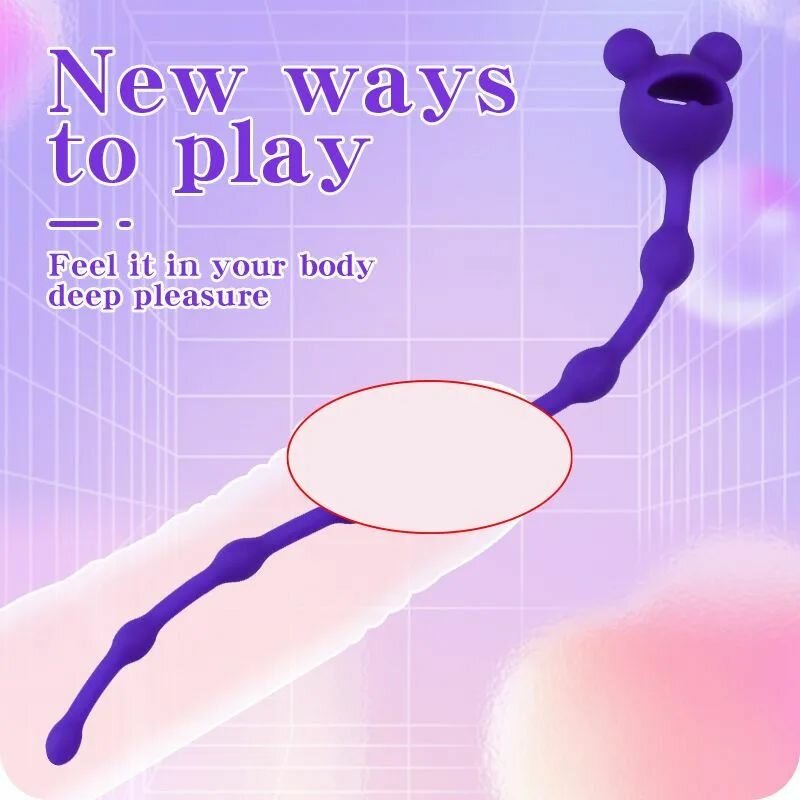 Силиконовый шарик Urethral Stick-очень хорошие принадлежности для мастурбации мужчин