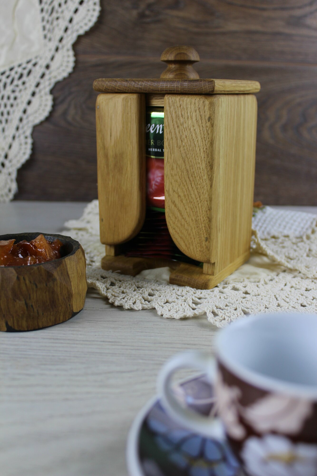 Подставка для чайных пакетиков малая светло-коричневый