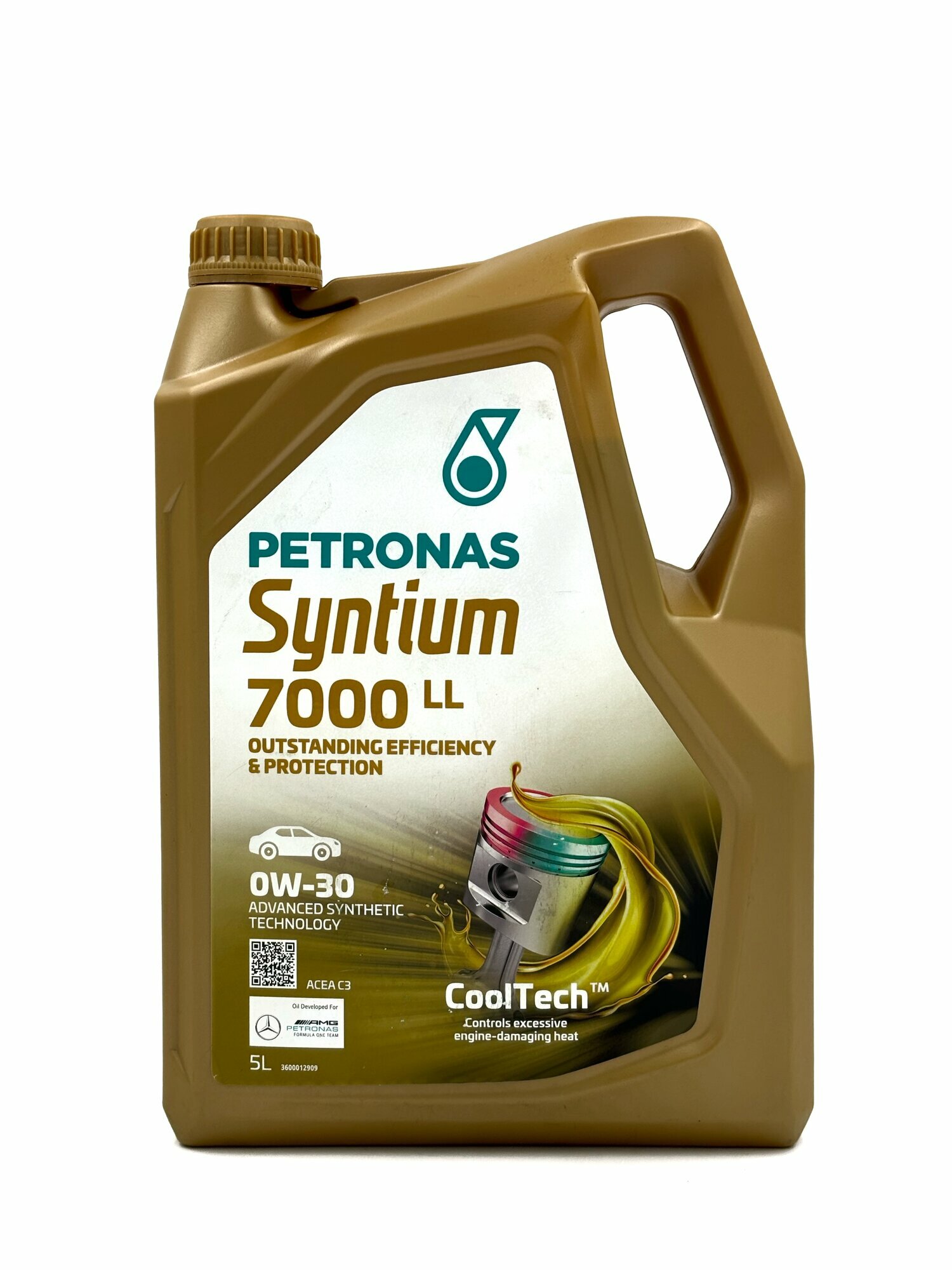 Масло моторное PETRONAS Syntium 7000 LL 0W-30, 5 литров, для авто