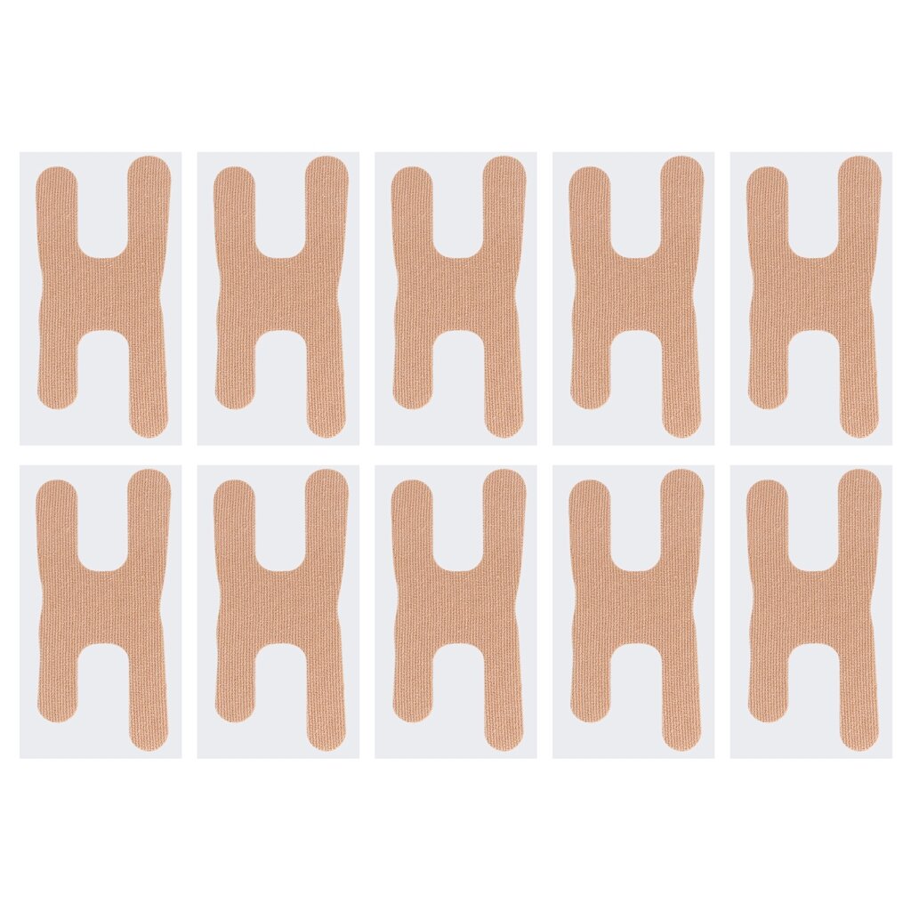 10ШТ Клейкая Лента для Большого Пальца, Самоклеящиеся Кинезиологические Пластыри для Пальцев Ног, Бинты для Пальцев Рук, Принадлежности для Спорта, Эластичные Ремни