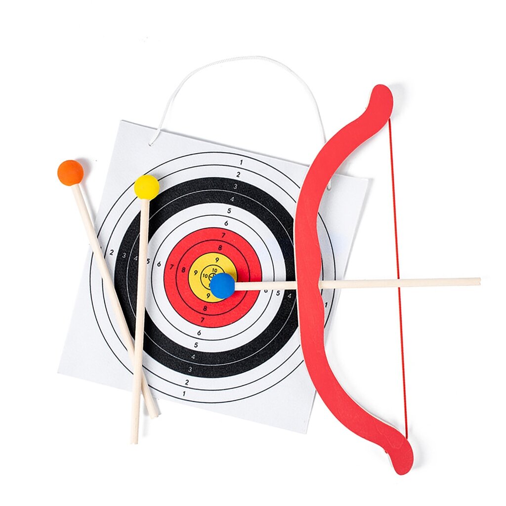 Набор деревянных луков и стрел ручной работы