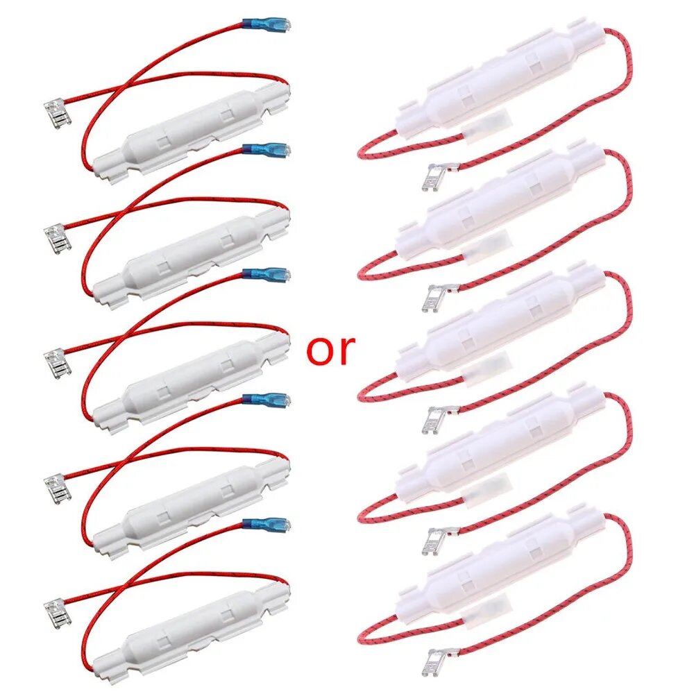 1 комплект из 5 высоковольтных предохранителей в оболочке для микроволновой печи-0,85 А