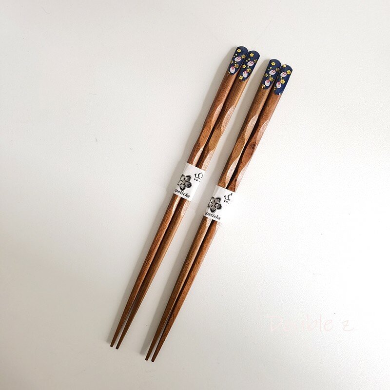 Японские палочки для еды с ручкой в виде кролика из нефрита, железные, деревянные, заостренные, нескользящие, для одного человека, одна пара, домашние, для пар, набор из 2 пар, устойчивые к плесени, палочки для суши