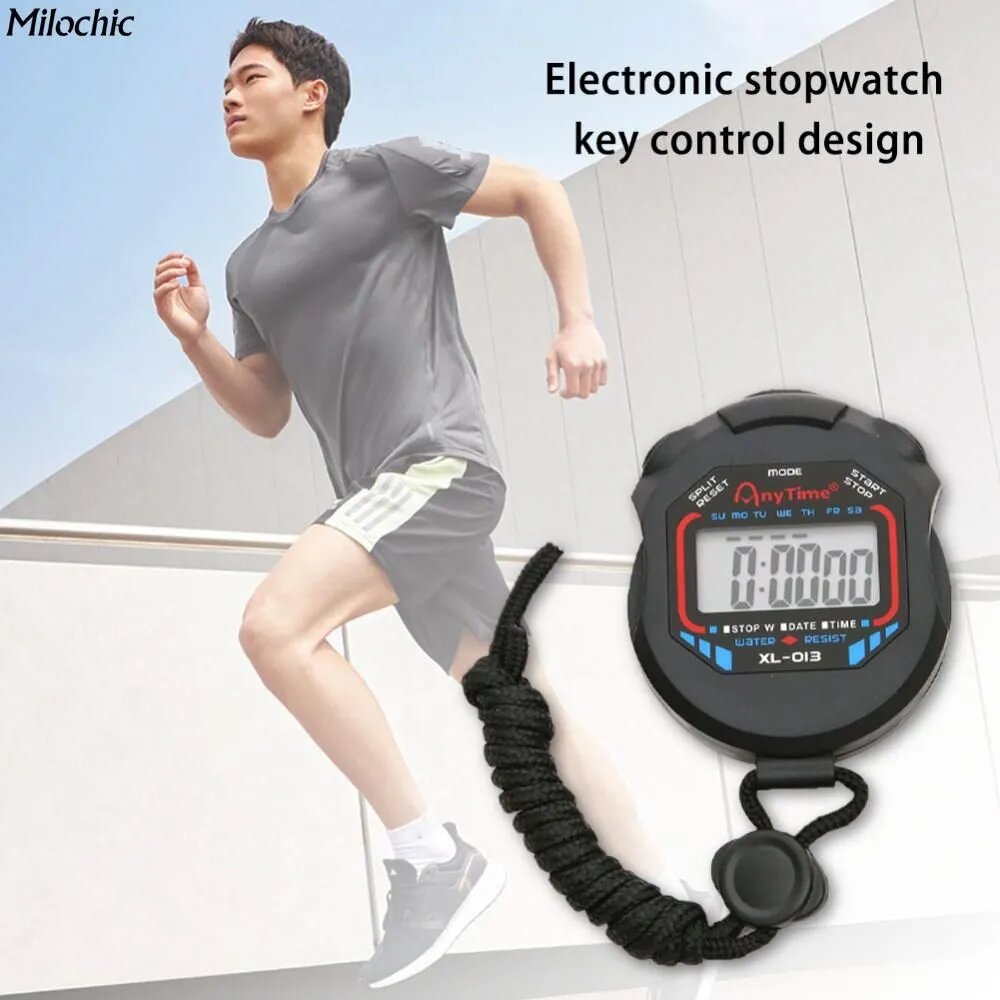 Многофункциональный электронный секундомер с Ж -дисплеем для тренеров по фитнесу и судей
